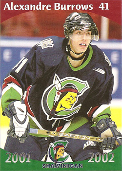 Alexandre Burrows Card Collection